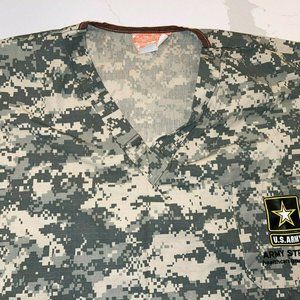Shirts | Acu Digital Pattern Us Army Pullover Scrub Top Shirt Xl W Army ...